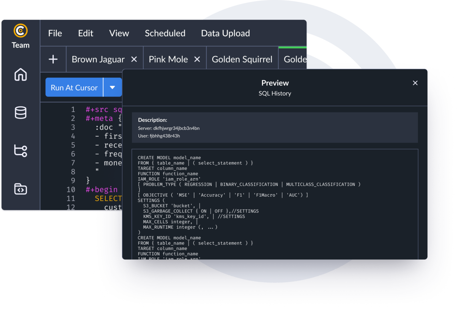 Coginiti Team: Collaborative SQL Data Workspace